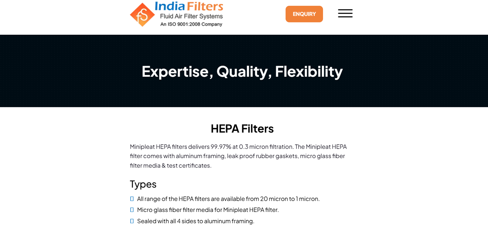 TOP 8 HEPA Filter Manufacturers in India