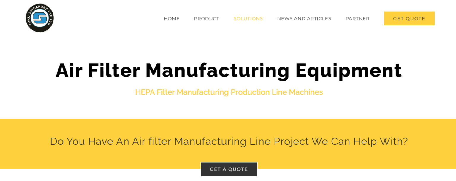 Top 10 Air Filter Manufacturers in Singapore - Industrial Air Filters ...