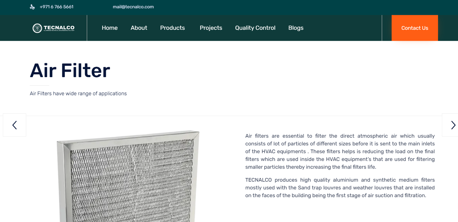 Top 10 Air Filter Manufacturers in the UAE - Industrial Air Filters ...